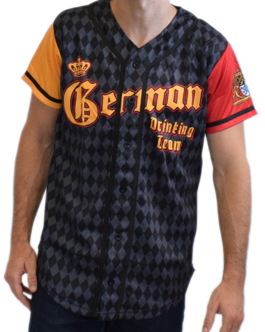 German Drinking Team Baseball Jersey - USA Drinking Team