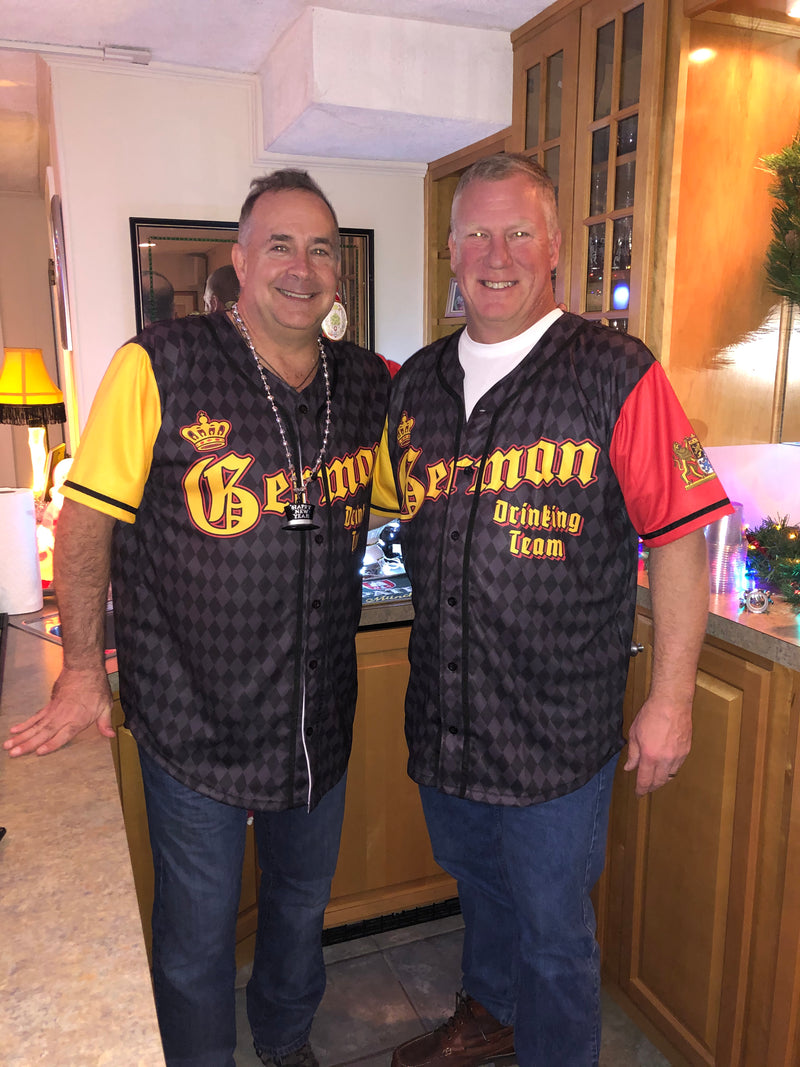 German Drinking Team Baseball Jersey - USA Drinking Team
